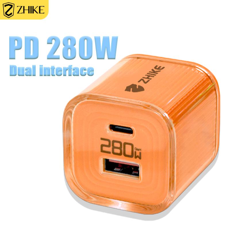 ZHIKE Adaptor Charger US Plug Fast Charging USB to Type C to - TikTok ...