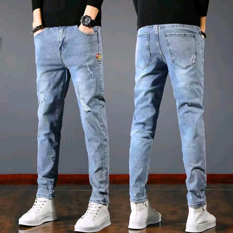 Denim jeans pant long pant unsiex - TikTok Shop Malaysia