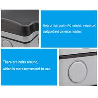 Jual IP66 Outdoor Waterproof Socket EU UK SU AU Universal Wall Power ...