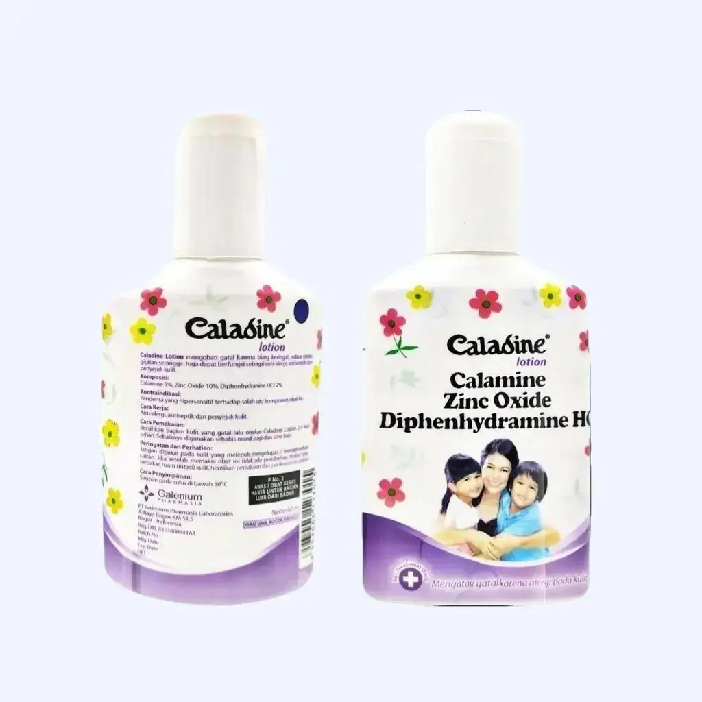 Caladine Lotion Original 60ml & 95ml - untuk Mengatasi Gatal Alergi ...