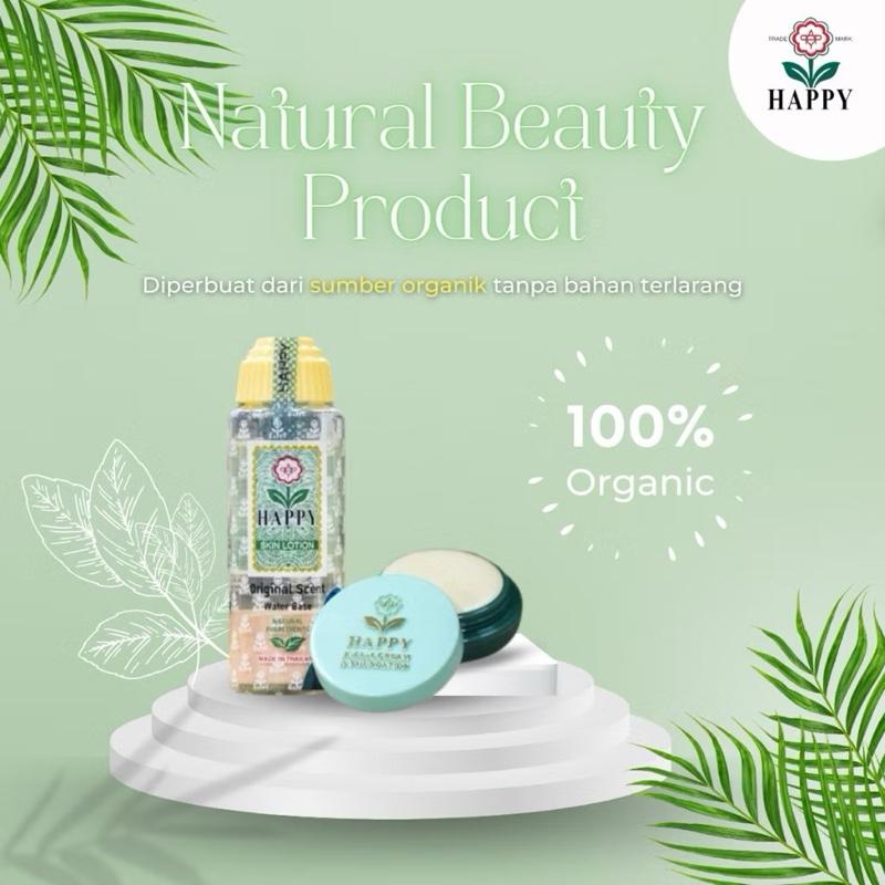 【Combo Set】 Happy Skin Lotion 100ml + Happy Facial Cream And Foundation ...
