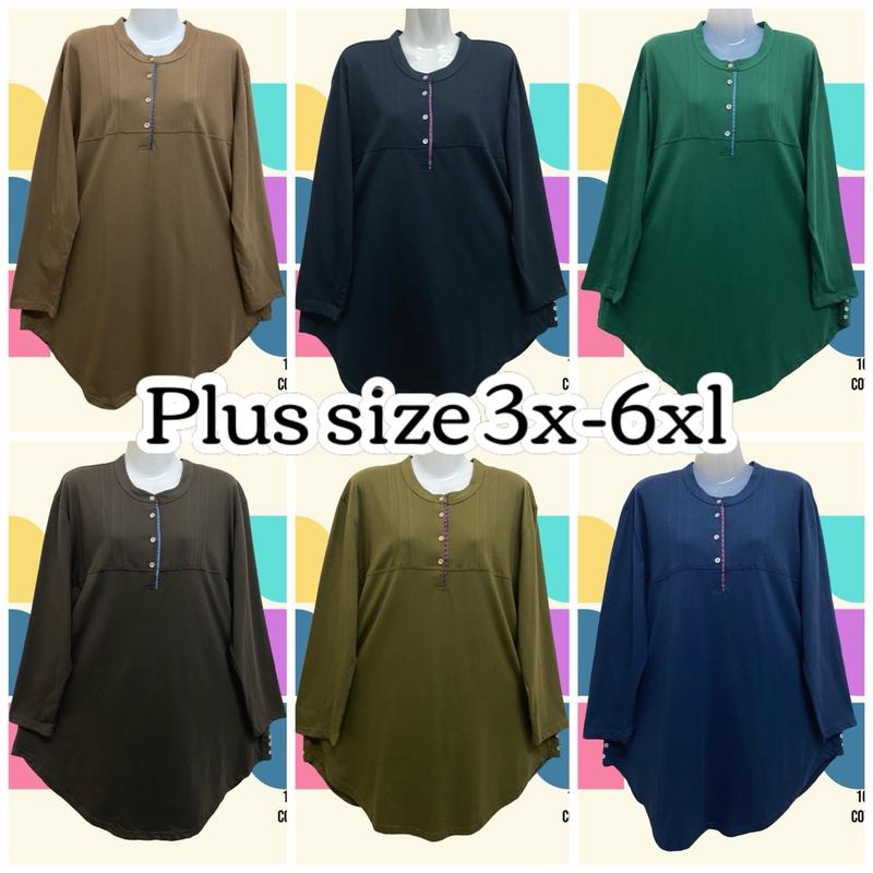 T shirt Muslimah Plus sizes Baju Wanita - TikTok Shop Malaysia