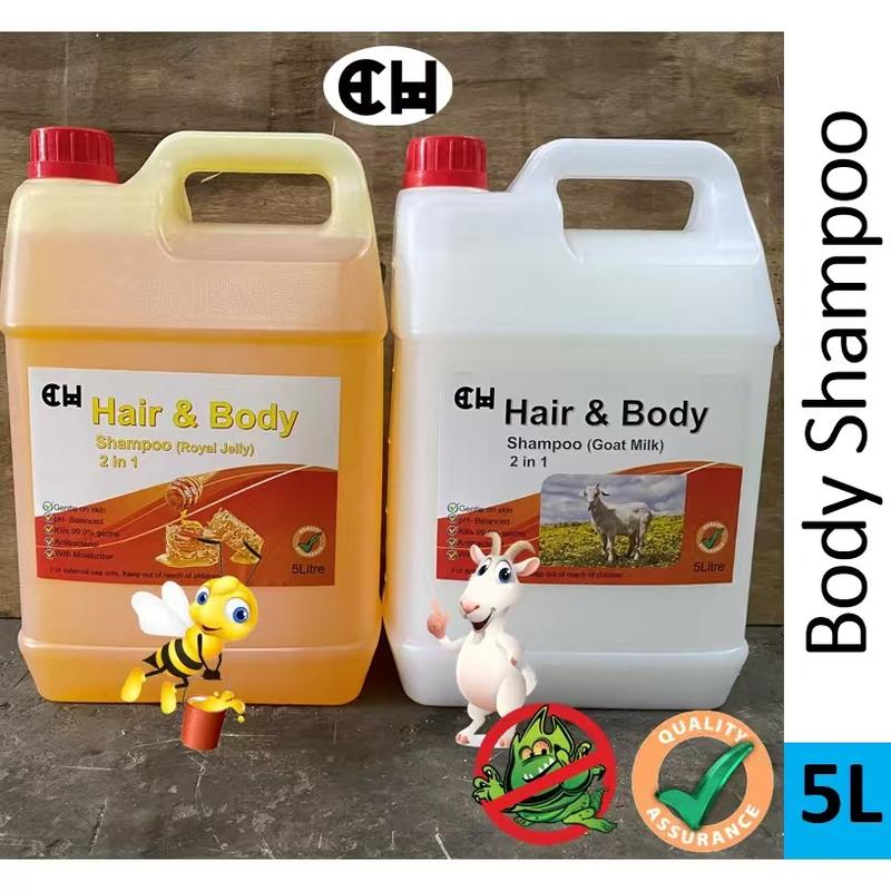 Hair & Body Shampoo [5L] Syampoo Mandi (Ready Stock) Conditioner ...