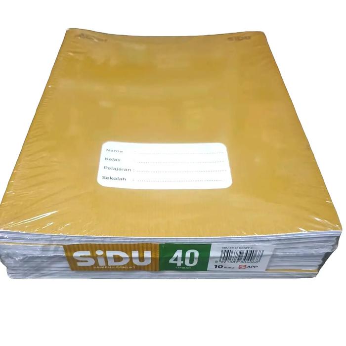 Jual 1 pak(10buku) buku tulis sidu sampul isi 40/60 lembar buku sinar ...