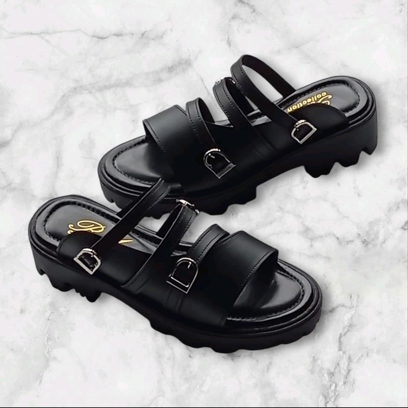 Sendal Wanita WEDGES Slip On Rebecca Terbaru Ukuran 37/40 - Cewek ...