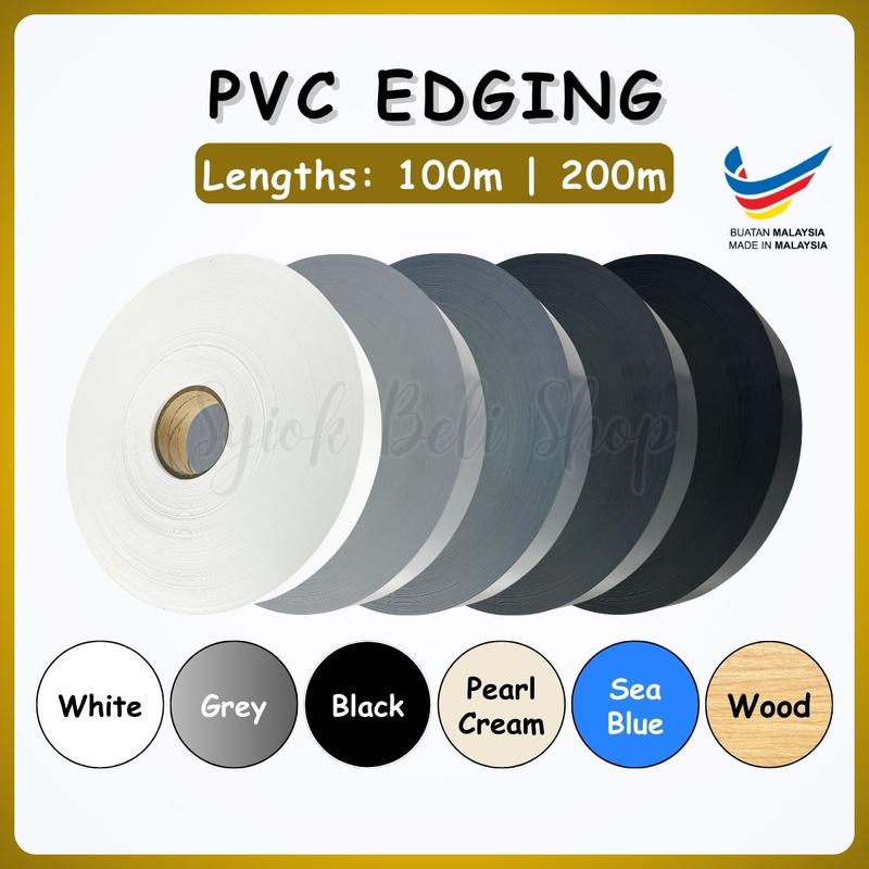 PVC Edging Pagar Banding Sisi Papan Kulit Papan Pagar Hijau - TikTok ...