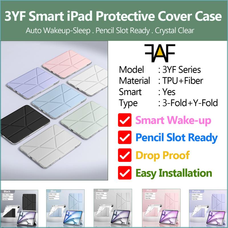 FAF iPad Mini 7 (A17 Pro) 8.3-inch 2024 3YF Y-Fold Pencil Holder ...