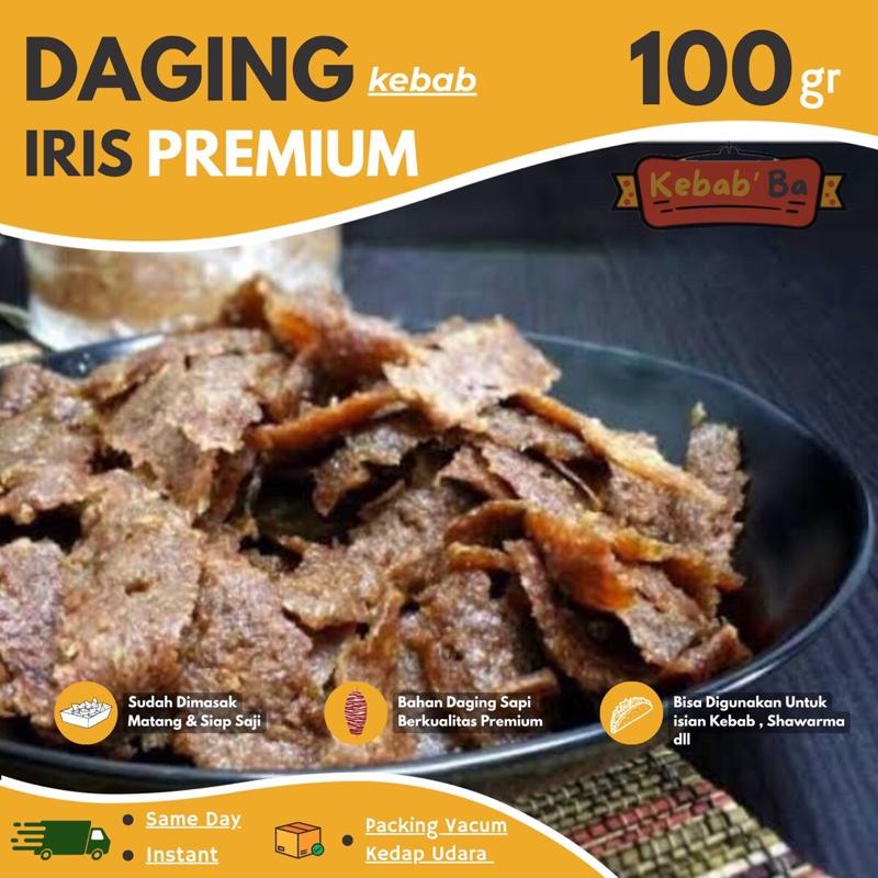 Daging kebab iris Matang 100 Gram Premium Daging Slice Kebab - Shop ...