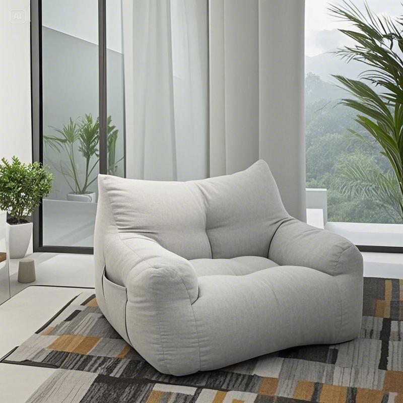 Sofa Bean Bag Velvet TAFLO Single Sofa - Cocok untuk Ruang Keluarga ...