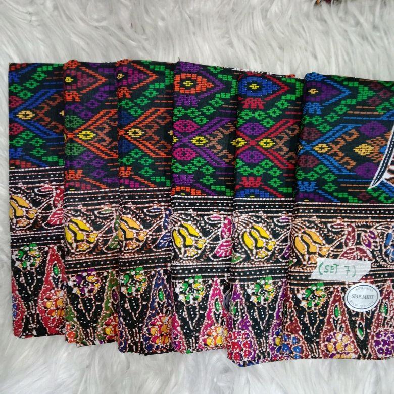 KAIN BATIK TERENGGANU ASLI SIAP JAHIT COMBO SET (3 helai) (5helai ) my ...