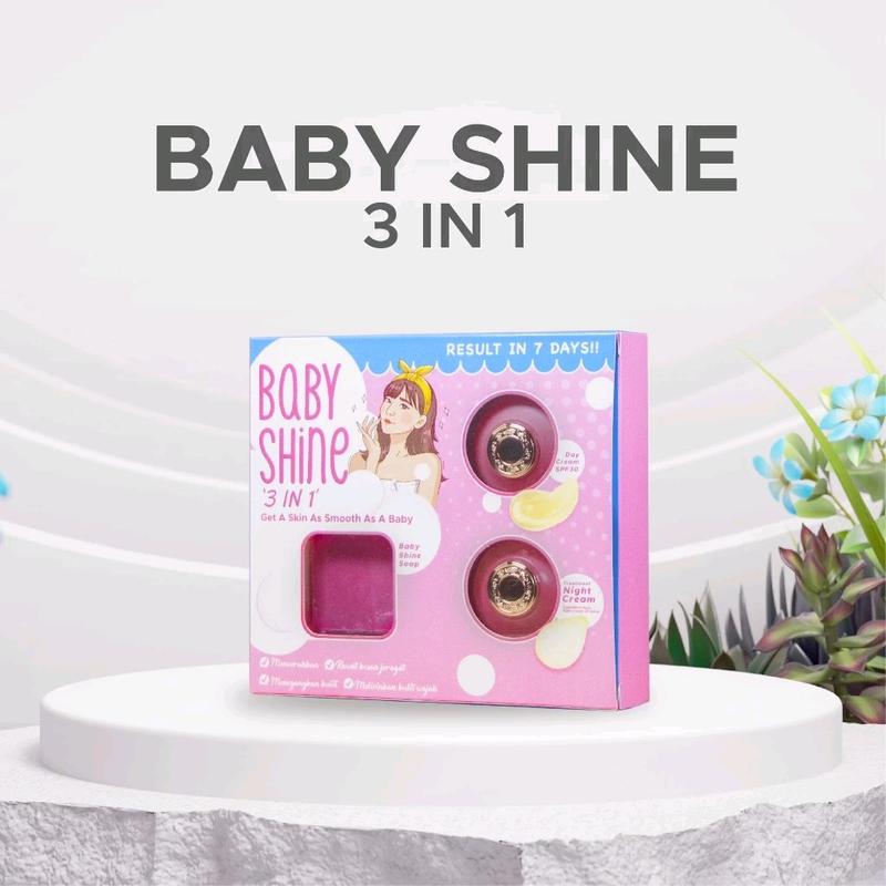 DHERBS skincare BABYSHINE (SABUN+KRIM MALAM+KRIM SIANG) - TikTok Shop ...