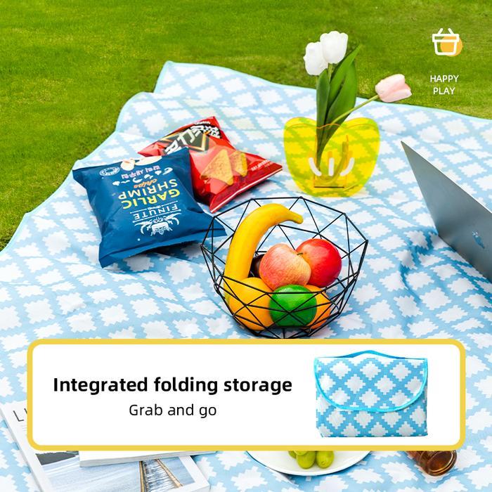 Vusign Picnic Mat / Tikar Piknik Lipat Anti Air Kapasitas 8 Orang Tebal ...