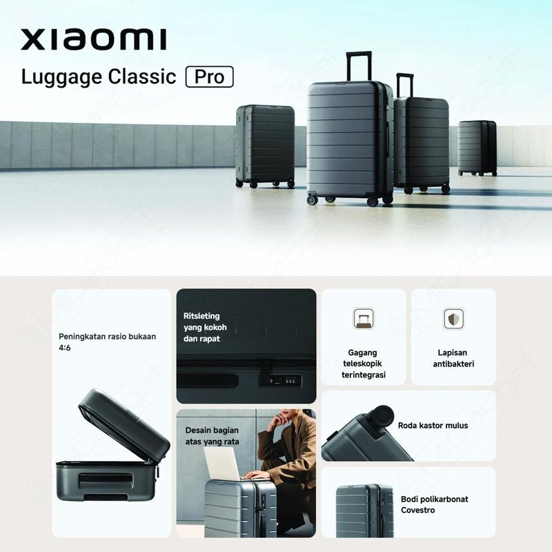 Koper Xiaomi Luggage Classic Pro 26 inch - Black - Shop | Tokopedia