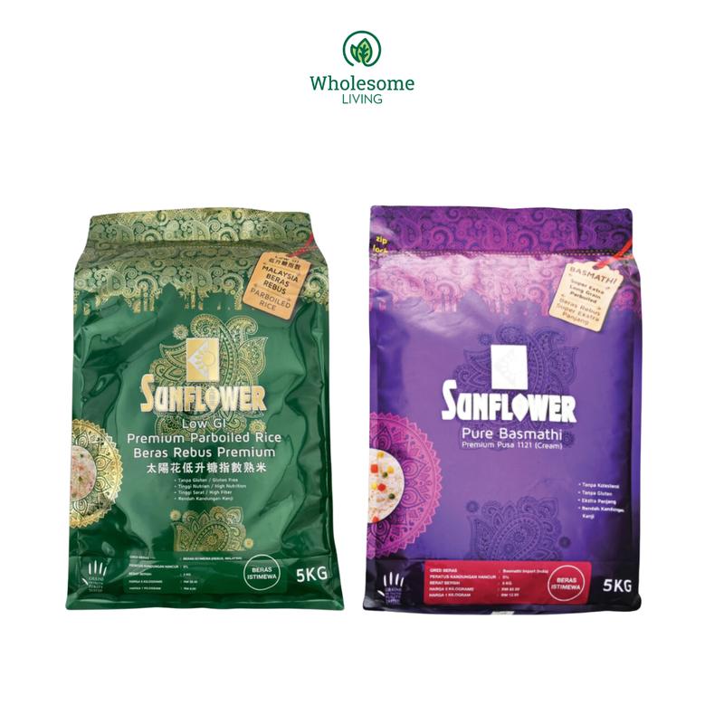 Sunflower Parboiled Rice 5kg + Sunflower Basmathi 5kg Makana - TikTok ...