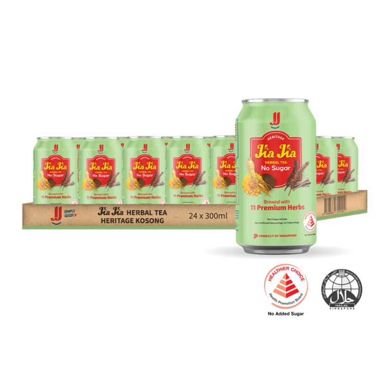 Jia Jia Herbal Tea Kosong 300ml x 24cans - TikTok Shop Singapore