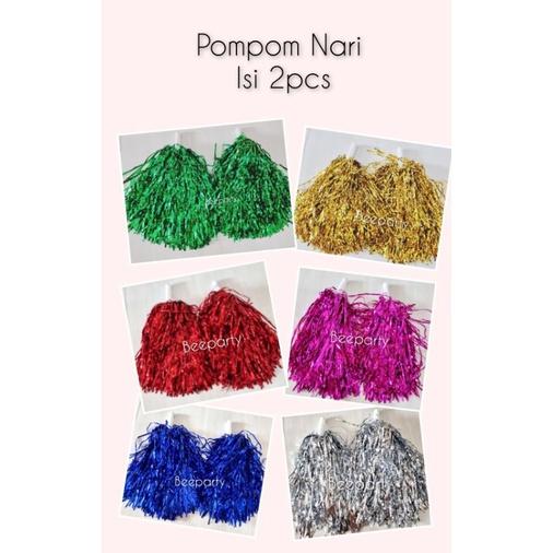 Pompom Nari TEBAL Cheerleader menari isi 2bh - Shop | Tokopedia