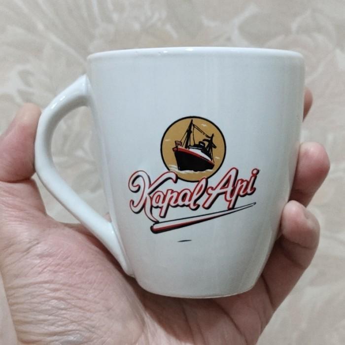 Mug Keramik Kopi Kapal Api Warna Putih Porselen Gelas / Cangkir - Shop ...