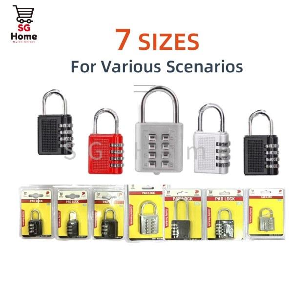 Padlock Number Lock Rust Resistant Resettable Combination Padlock ...