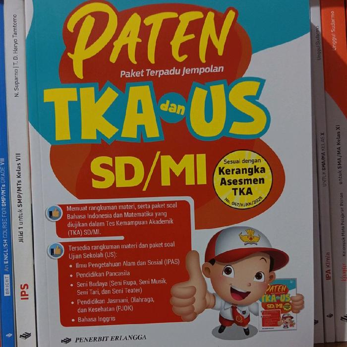 Jual BUKU PATEN TKA DAN US UNTUK SD MI PENERBIT ERLANGGA - Jakarta ...