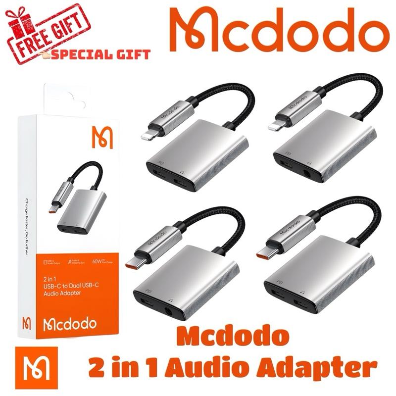 【1Yr Warranty】 MCDODO 2 in 1 Lightng USB C DC3.5mm Audio Adapter ...