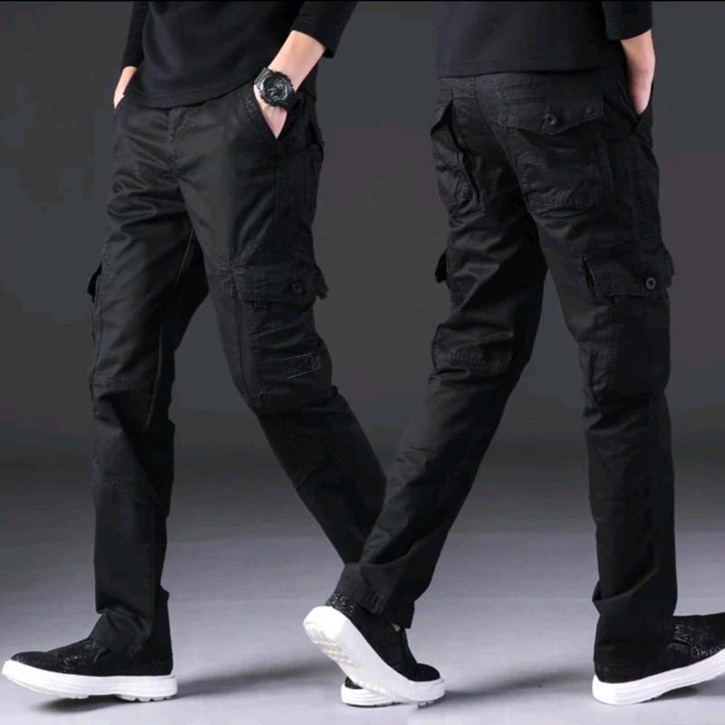 Unisex Tactical Belt Waist Cargo Pant's 6 Pockets cargo Slac - TikTok ...