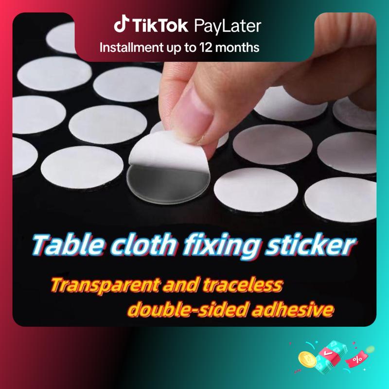 Table cloth fixed sticker holiday decoration sticker transparent ...