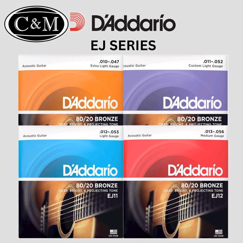 D,Addario EJ Series Acoustic Guitar String - TikTok Shop Malaysia