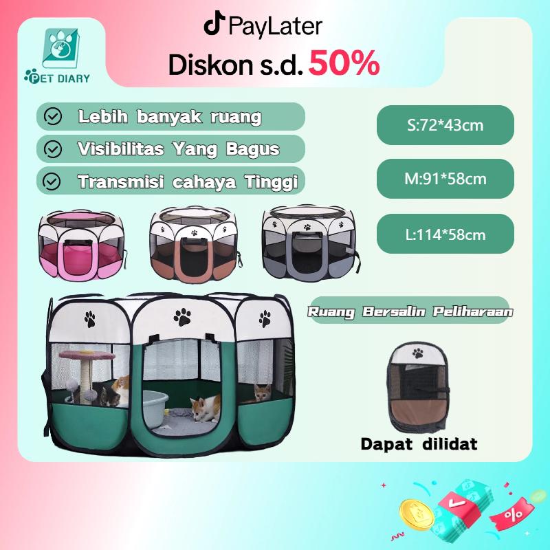 Tenda Kucing Kandang Kucing Besar Lipat Portable Rumah Kucin - Shop ...