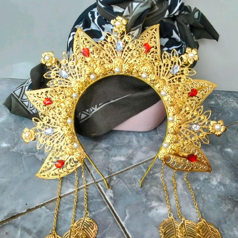 (style 16) Bando Tari Adat Mahkota Sunting Headbands - Model Cantik dan ...