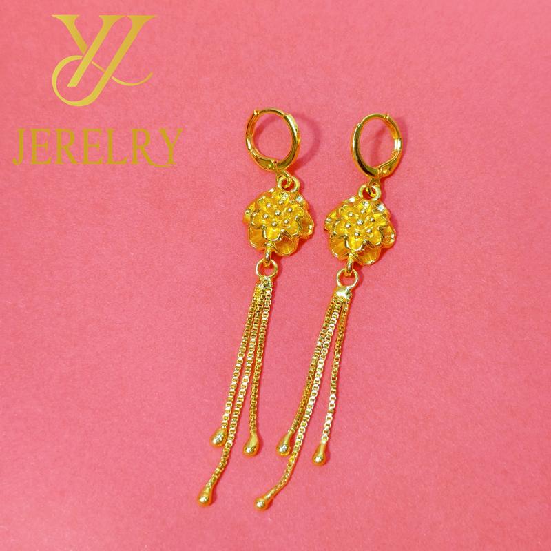 Anting-anting Bunga, Niche mewah, Untuk Wanita, Tahan Lama, Warna ...