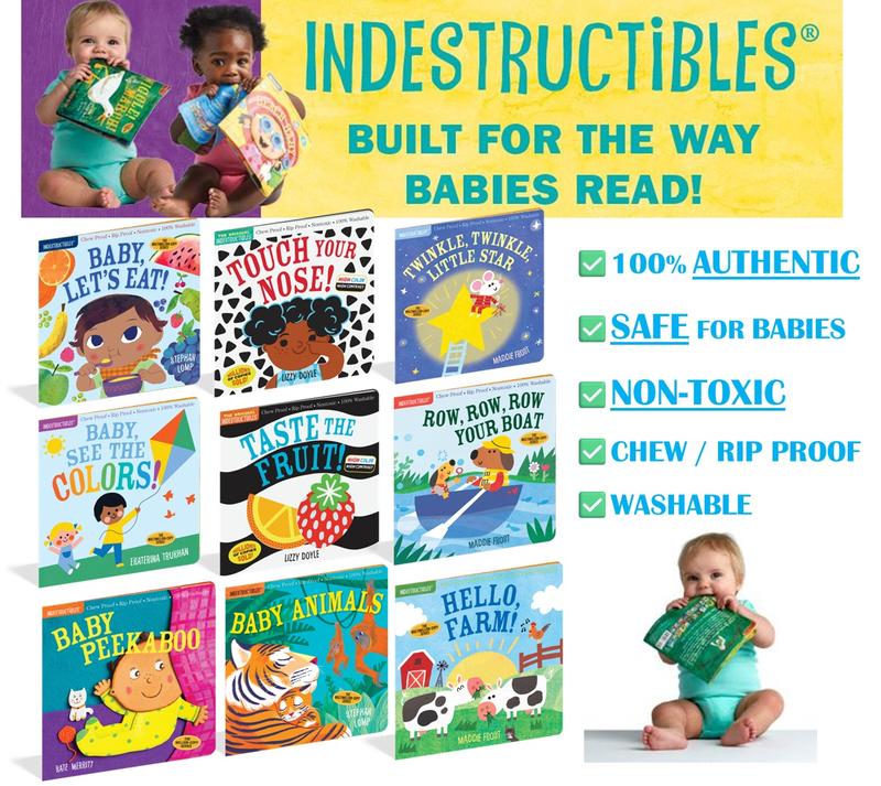 ️ORIGINAL️ Baby Indestructible Books - Non toxic baby books SAFE ...
