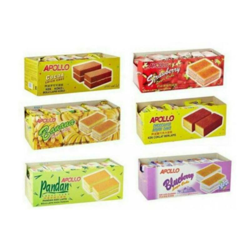 Apollo Layer Cake - Original, Chocolate, Pandan, Strawberry, - TikTok ...