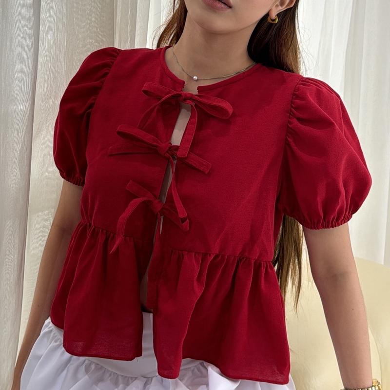 GANNI DUPE TOP • COTTON LINEN FABRIC • TRENDPSHCLOTHING - TikTok Shop ...