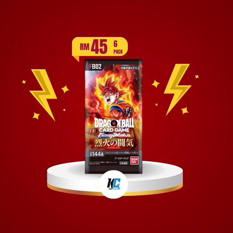 Dragon Ball TCG : FB02 6 Pack / SLOT Card Game - TikTok Shop Malaysia