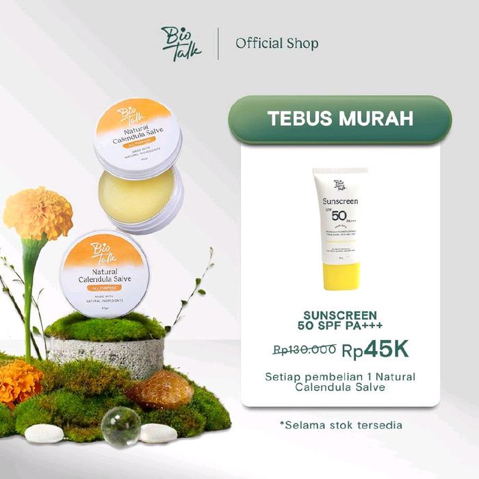 Promo Biotalk Natural Calendula Salve | 30 GR | Natural | Salep ...