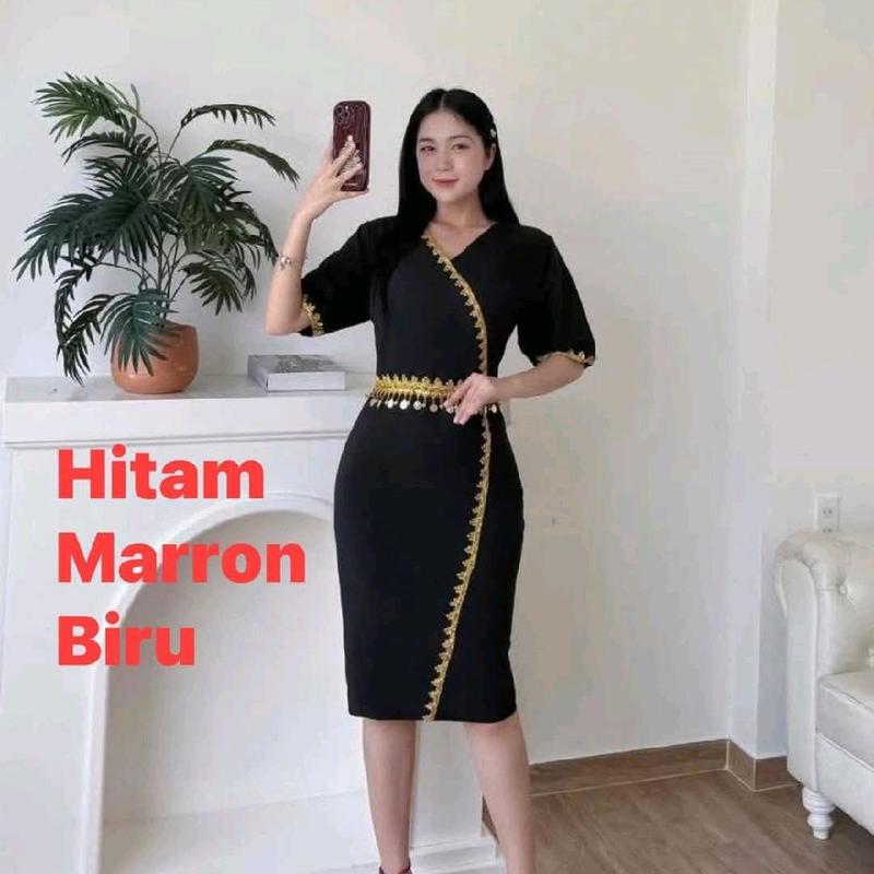 DRESS BORNEO TATING FREE SIZE 45KG-80KG - TikTok Shop Malaysia