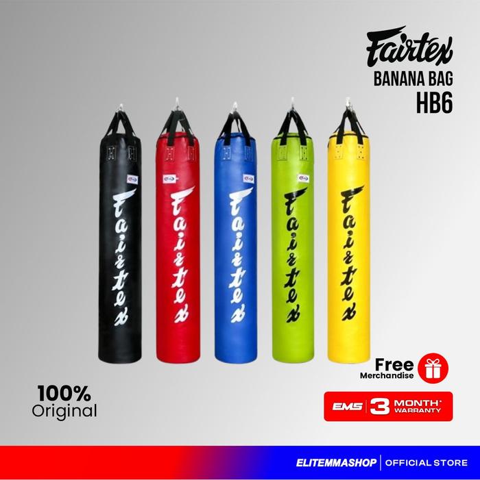 Promo FAIRTEX 6ft Muay Thai Banana Bag HB6 Samsak Muaythai Boxing Thai ...