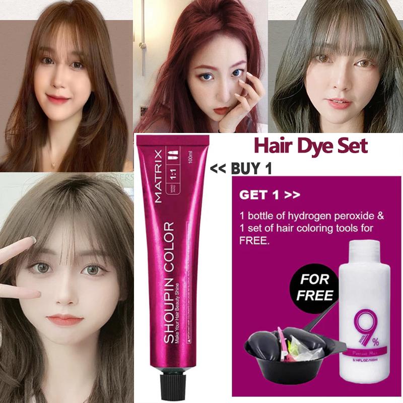 New Fashion Hair Coloring Cream Beauty Color Hair Dye Cream Permanent ...