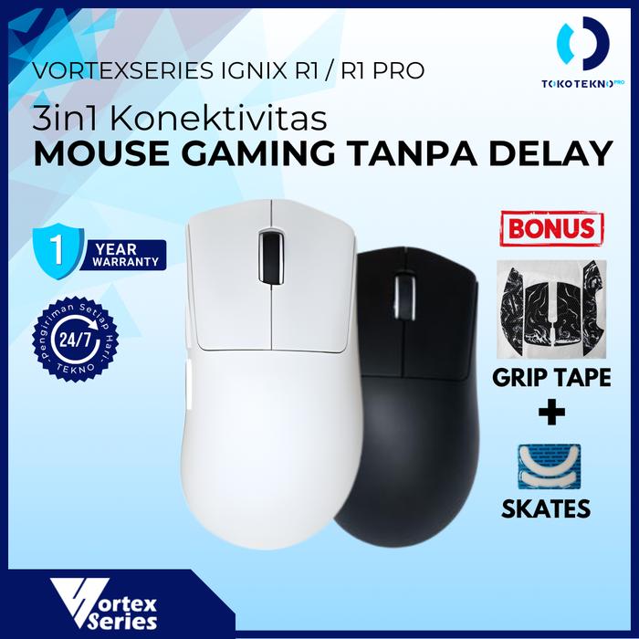 Promo Vortexseries IGNIX R1 / R1 Pro Vortex Wireless Gaming Mouse 3in1 ...