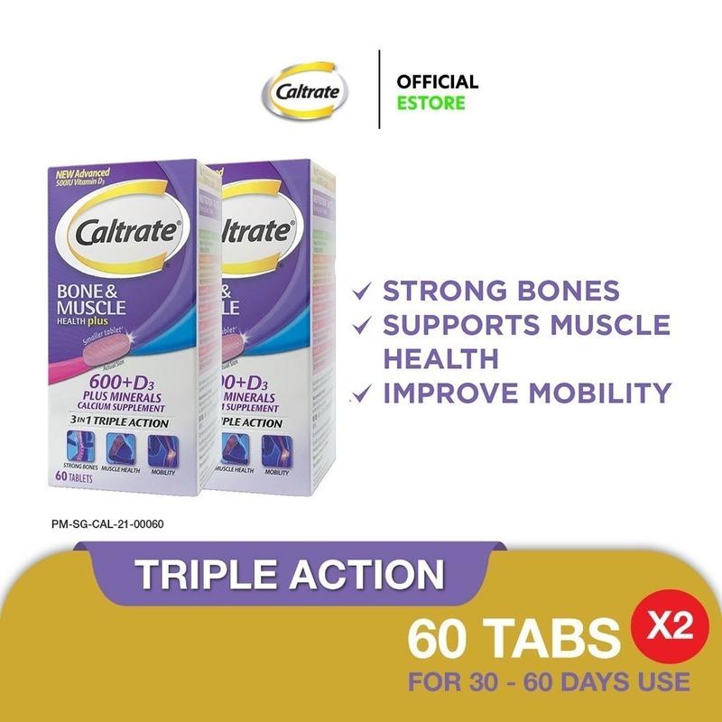 [2 Packs] CALTRATE Bone and Muscle Health Plus Triple Action - TikTok ...