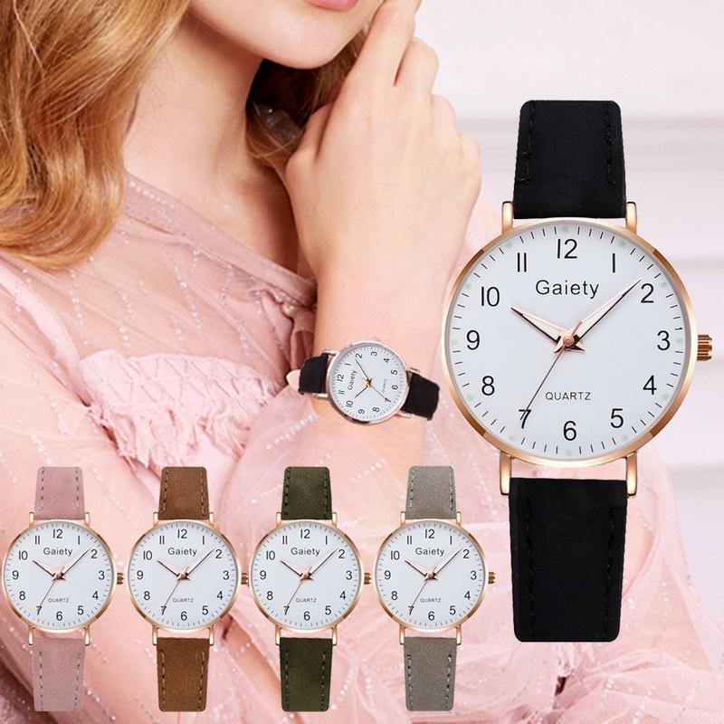 *0*Gaiety Women's New Quartz Watch Girls' Fashion Watches Jam Tangan ...