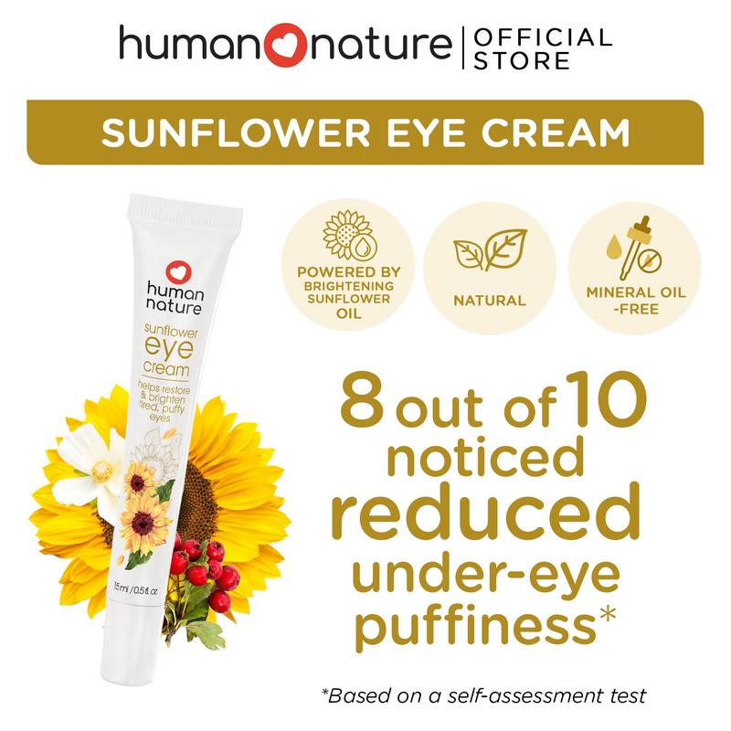 Human Nature Sunflower Eye Cream 15ml | Facial Oil (No Harmful - TikTok ...