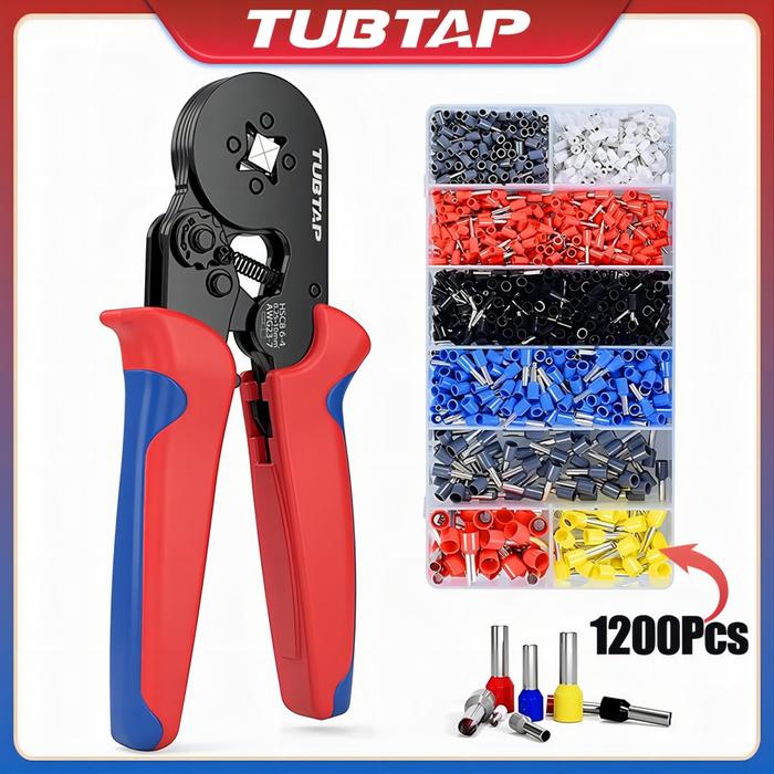 Jual TUBTAP Alat Tang Ferrule Ujung Kawat Terdiri Dari 1200 Alat Untuk ...