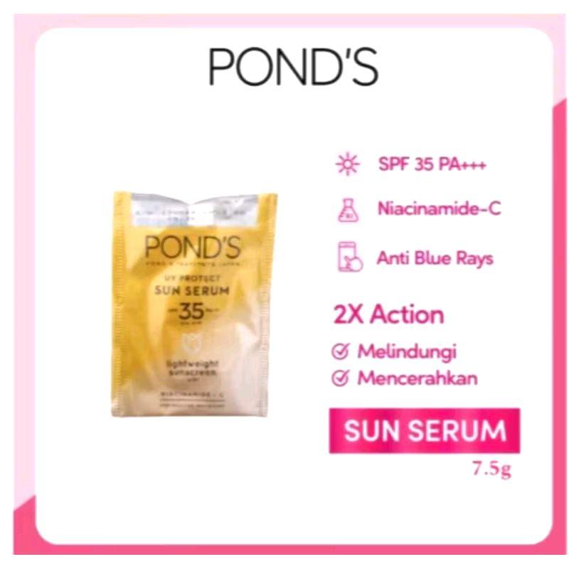 Pond's Uv Protect sun serum spf 35 PA+++ sachet 7,5g | sunscreen ...