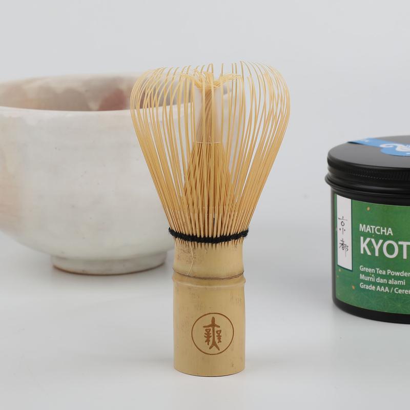 MERKO Shin | Zhen Chasen Bamboo Matcha Whisk Pengaduk bubuk teh hijau ...