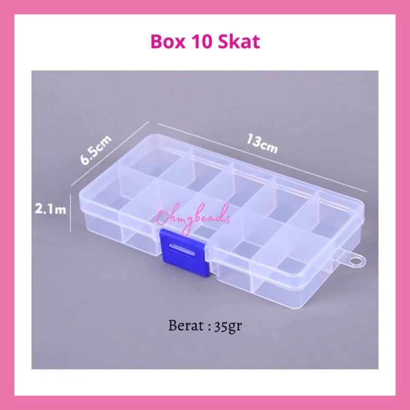 BOX KOTAK PENYIMPANAN 10 SKAT / SEKAT BOX SERBAGUNA - Shop | Tokopedia