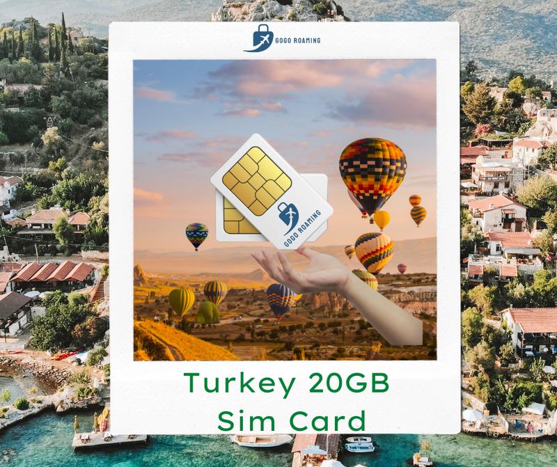 【Turkey】【5-20GB】 Turkey Unlimited Data 4G/5G Sim Card 【5-20GB】GoGo ...
