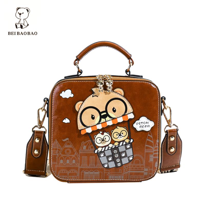 【BEI BAO BAO】fesyen kartun beruang wanita beg tangan - beg bahu ...