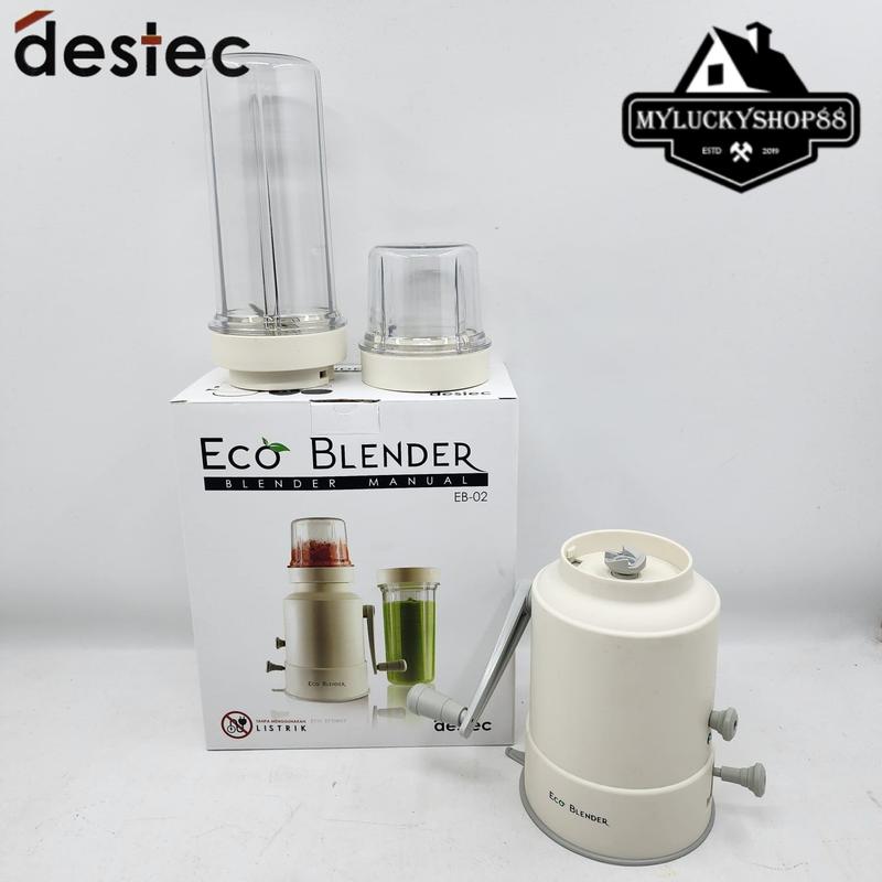 Destec Eco Blender Tangan Manual 2 Tabung BPA Free 4 Mata Pisau - Shop ...