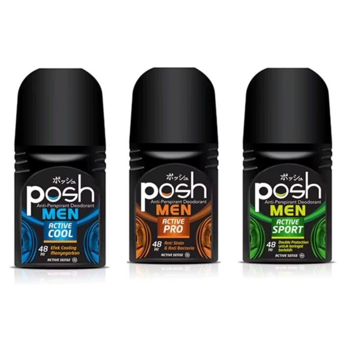 Posh Men Active Cool Sport Deodoran Roll On 50 ml 50ML 48hr - Shop ...